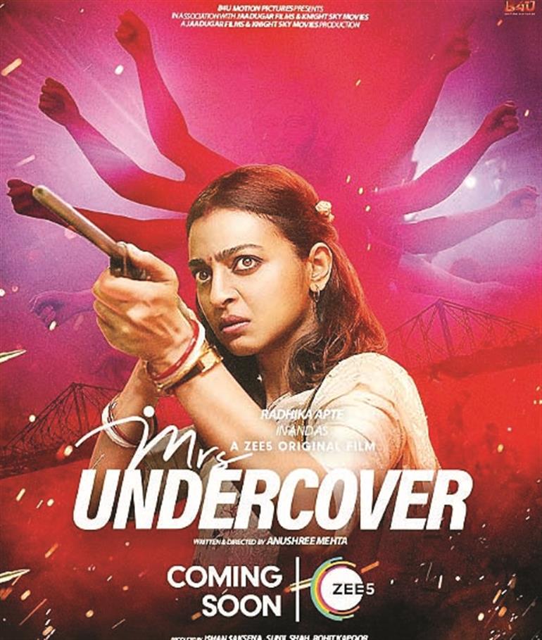 Radhika Apte unveils poster of her next spy-thriller 'Mrs Undercover'