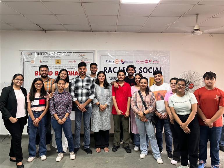 Rotaract Club Légis Social in collaboration with Chandigarh Chapter of ...